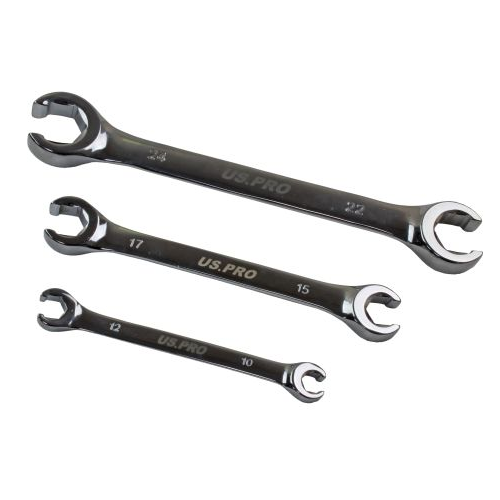 US PRO 6pc Metric 6 Point Flare Nut Wrench Set 2046 | DSD TOOLS