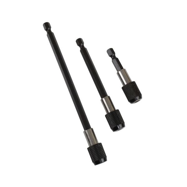 US PRO 3pc 1/4″ DR Magnetic Quick Release Bit Extensions 2179 | DSD TOOLS