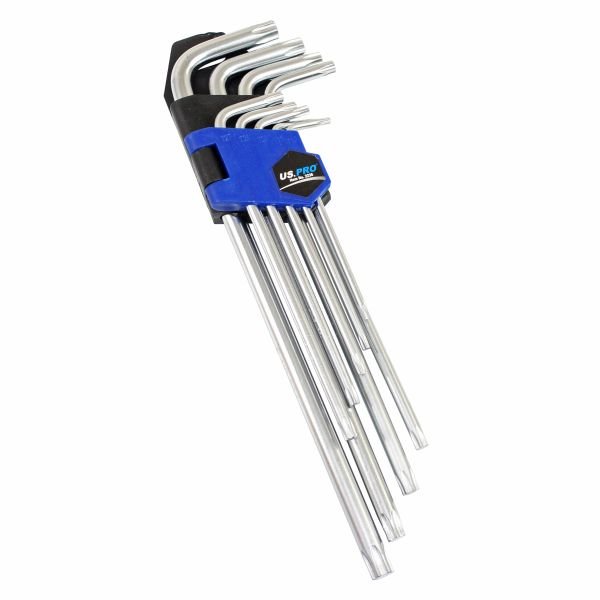 US PRO 9pc Extra Long Star Key Set 2236 | DSD TOOLS