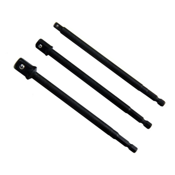 US PRO 3pc 150mm Socket Adapter Set 1/4″, 3/8″, 1/2″ Drive 3314 | DSD TOOLS