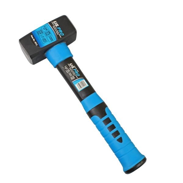 US PRO Double Face 1Kg Stoning Hammer Fibreglass Handle 4512 | DSD TOOLS