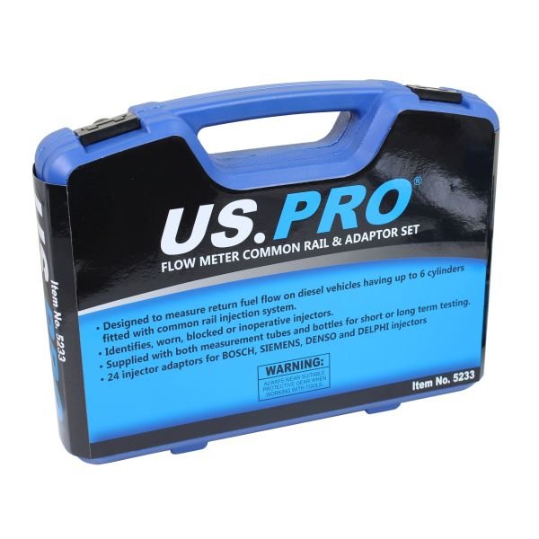 US PRO Flow Meter Common Rail & Adaptor Set 5233 | DSD TOOLS