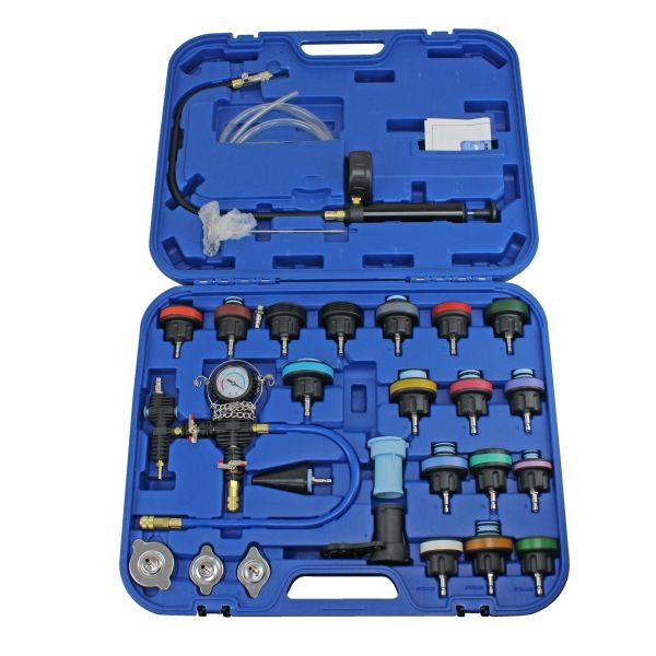 US PRO 28pc Coolant System Pressure Tester & Refill Kit 5259 | DSD TOOLS