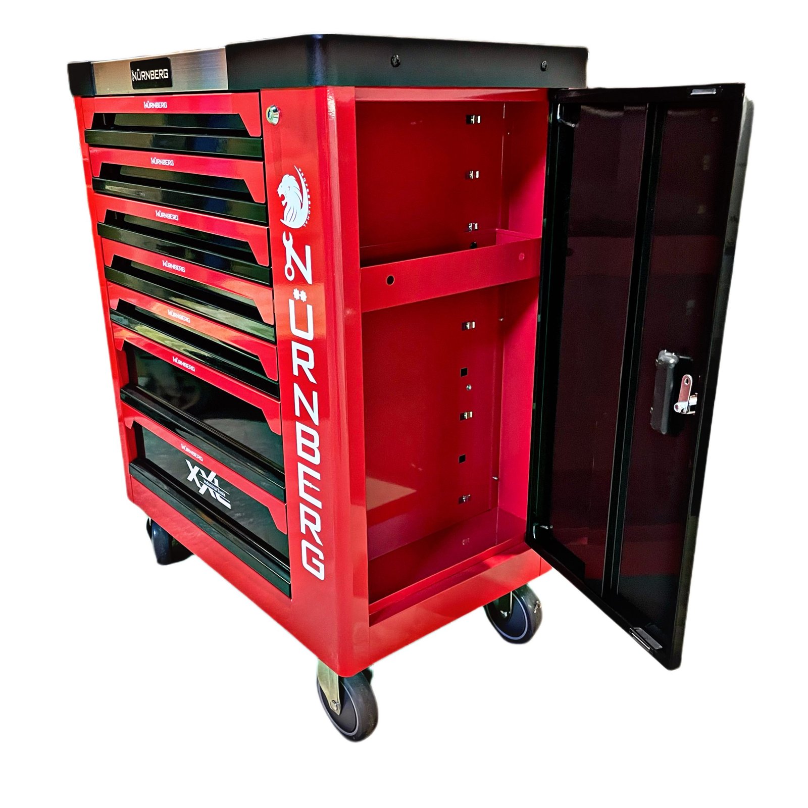 NUREMBERG 7 Drawer Caster Mounted Roller Tool Chest Cabinet | DSD TOOLS