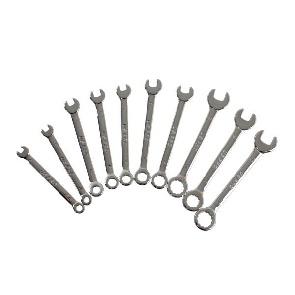 US PRO 10 pc Metric Mini Combination Wrench Set 2079 | DSD TOOLS