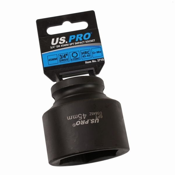 US PRO 3/4″ Dr 45mm 6pt Impact Socket 3719 | DSD TOOLS
