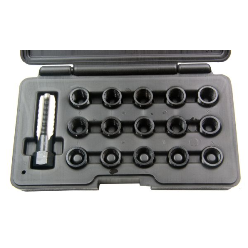 US PRO 16pc Spark Plug Thread Repair Kit M14 x 1.25 5856 | DSD TOOLS