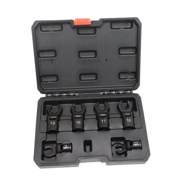 US PRO 6pc 3/8″ DR Flexible Crows Foot Wrench Set Black 6Pt 7516 | DSD ...