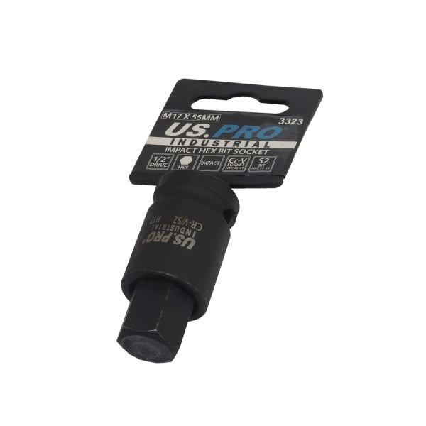 US PRO 1/2″ DR Impact Hex Bit Socket M17 x 55mm 3323 | DSD TOOLS