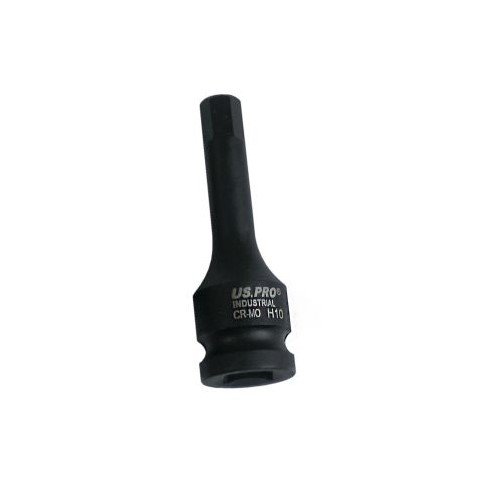 US PRO 1/2″ dr Impact Hex Bit Socket H10 x 78mm 3935 | DSD TOOLS